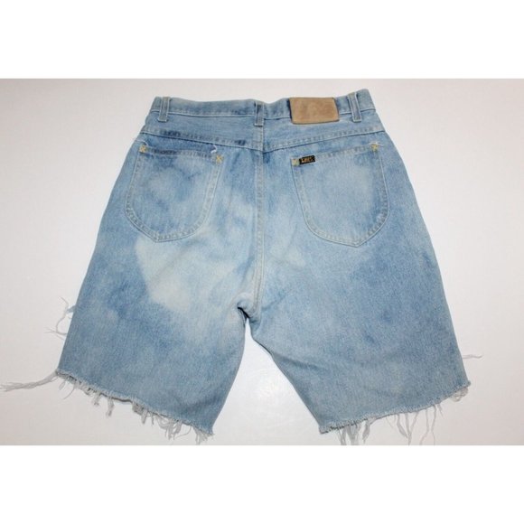 Lee | Shorts | Vintage 7s 80s Lee Riders Denim Light Blue Jean Cut Off ...